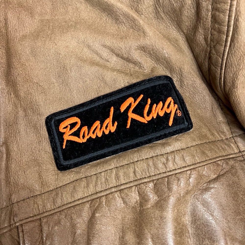 Vintage Leather Harley Davidson Road King Jacket 44r … - Gem